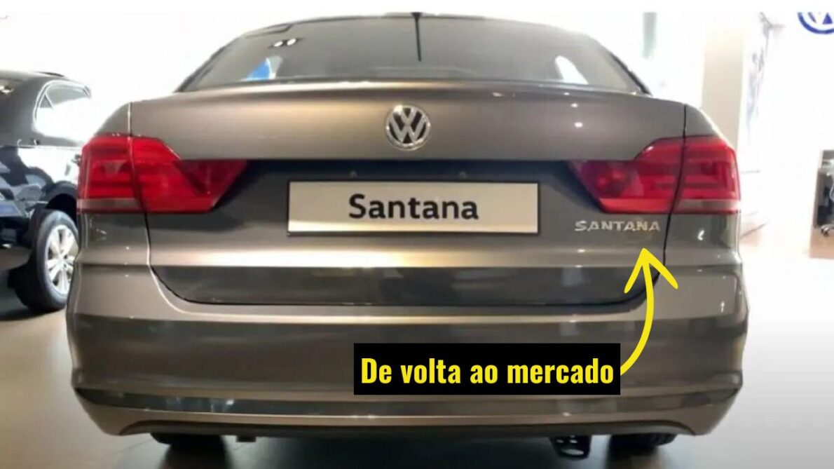 O retorno de uma lenda! Volkswagen Santana está de volta ao mercado e ...