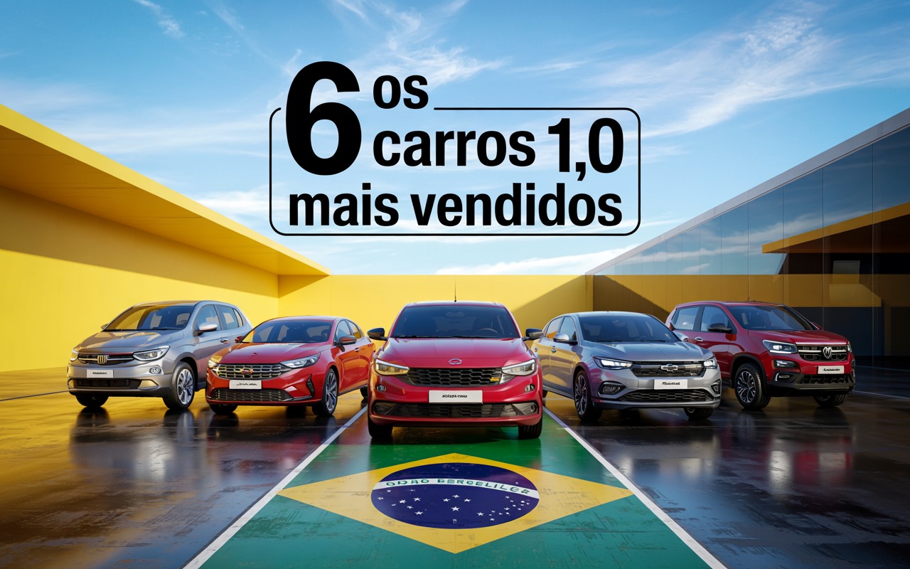 Os 6 carros 1.0 aspirados 0 km da Fiat, Hyundai, Chevrolet e VW mais ...